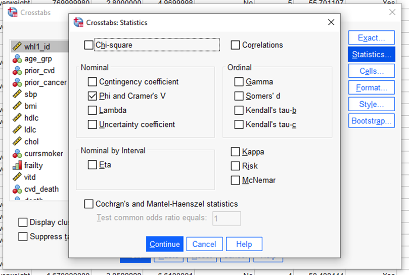 C1.2 Le Test du Chi Carré & le Test de Tendance – The GRAPH Courses
